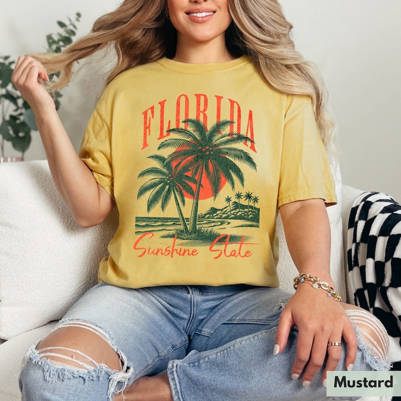 Florida Tshirt, Comfort Colors® Florida! Shirt, Florida Tee, Florida ...