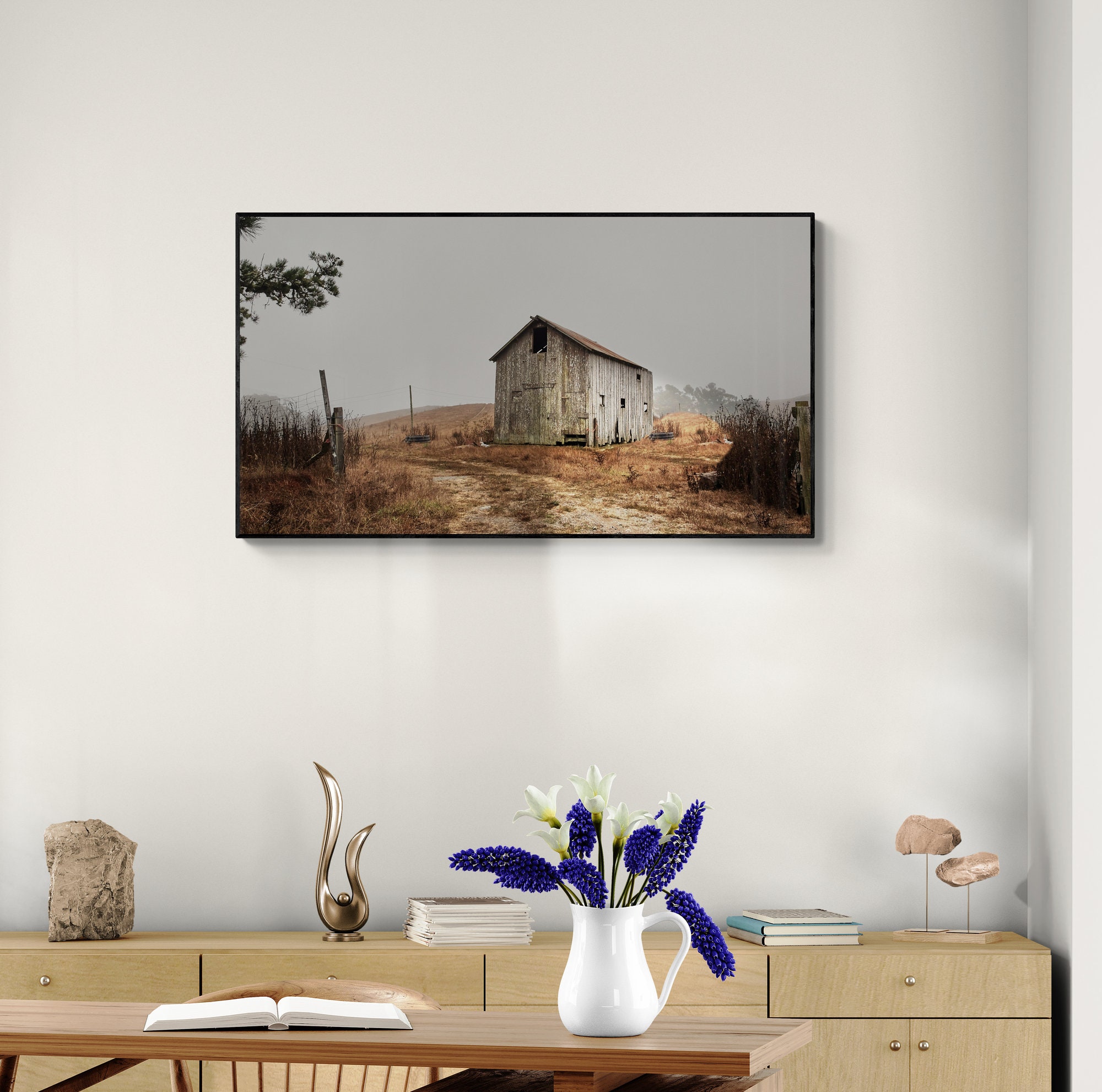 1850's Vintage Barn Iconic Photo Original Rustic Wall Art Western ...