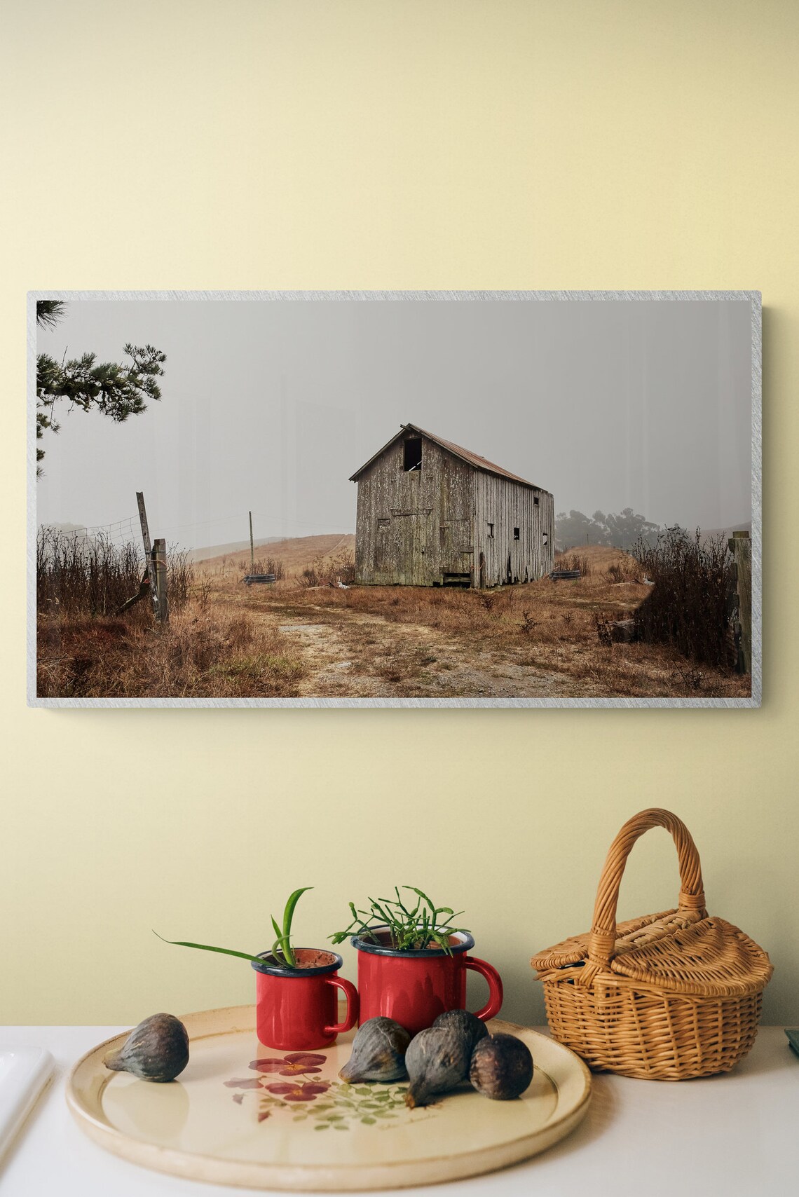 1850's Vintage Barn Iconic Photo Original Rustic Wall Art Western ...