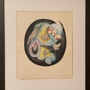 Original Art "microcosmos" Mixed-media on Paper 2-D Fine Art - Cosmic ...