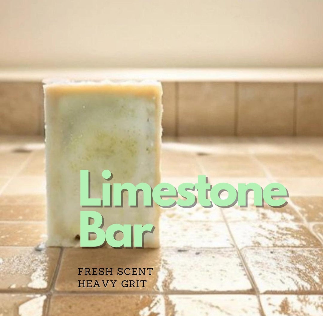 Limestone Bar (3 Pack) Men's Natural Exfoliating Soap - Etsy