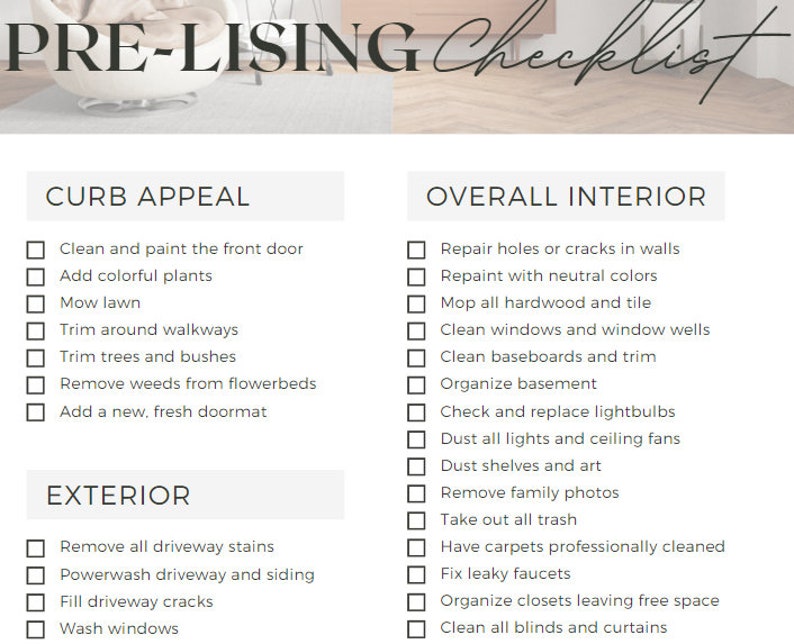 Checklist for Every Step in Any Real Estate Transaction for the Agent ...