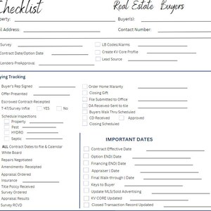 Checklist for Every Step in Any Real Estate Transaction for the Agent ...