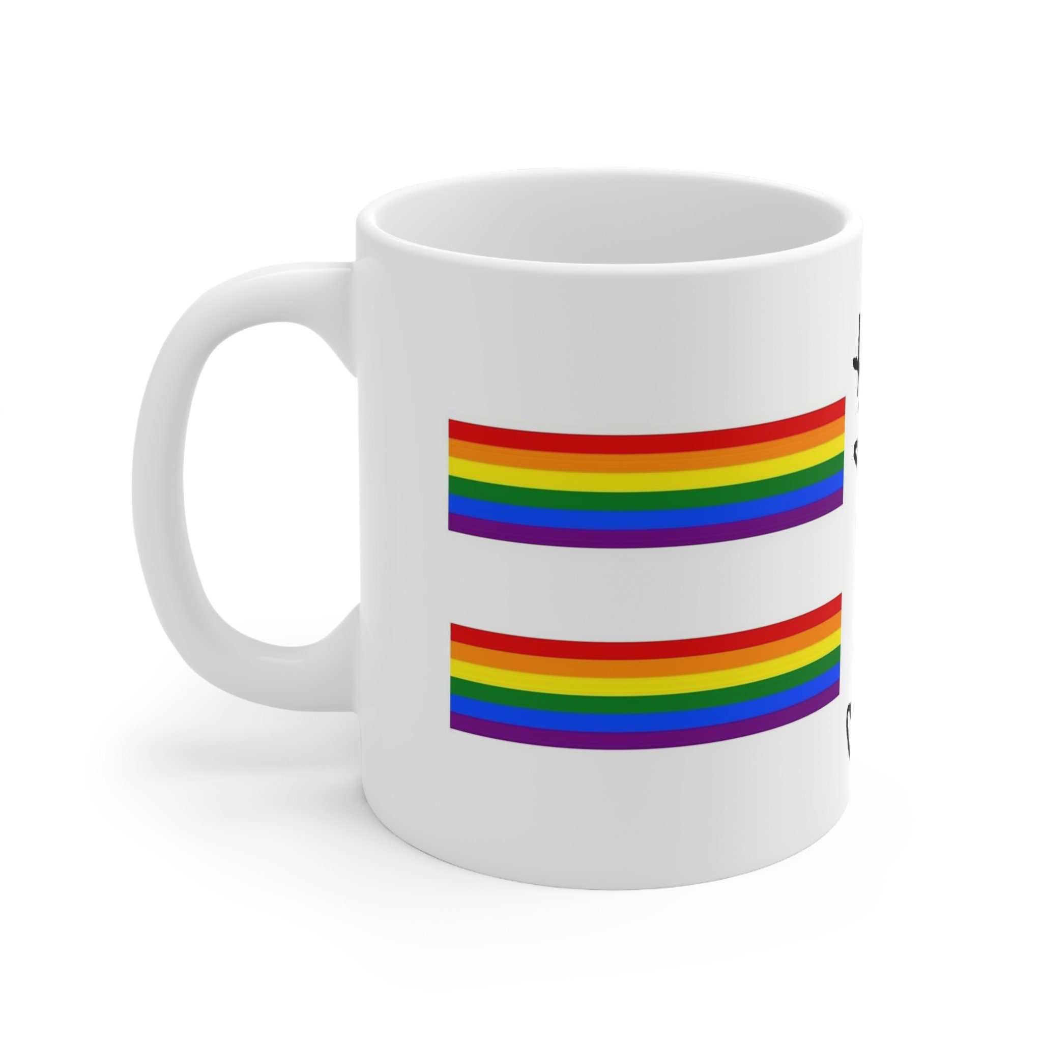 Unity in Equality: Rainbow Equal Sign Ceramic Mug 11oz - Etsy