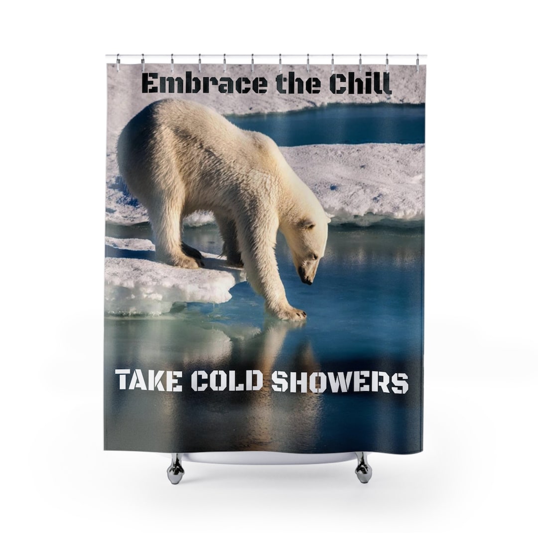 Motivational Quotes Shower Curtain Promote Wellness the Cold Plunger's ...