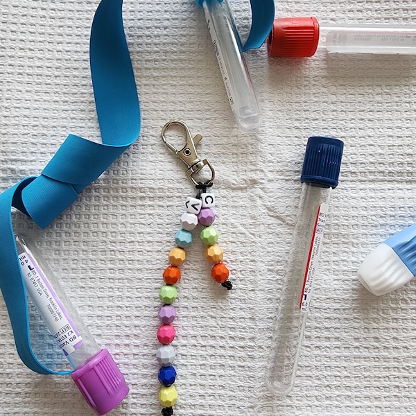 Order of Lab Draw Keychain - Etsy