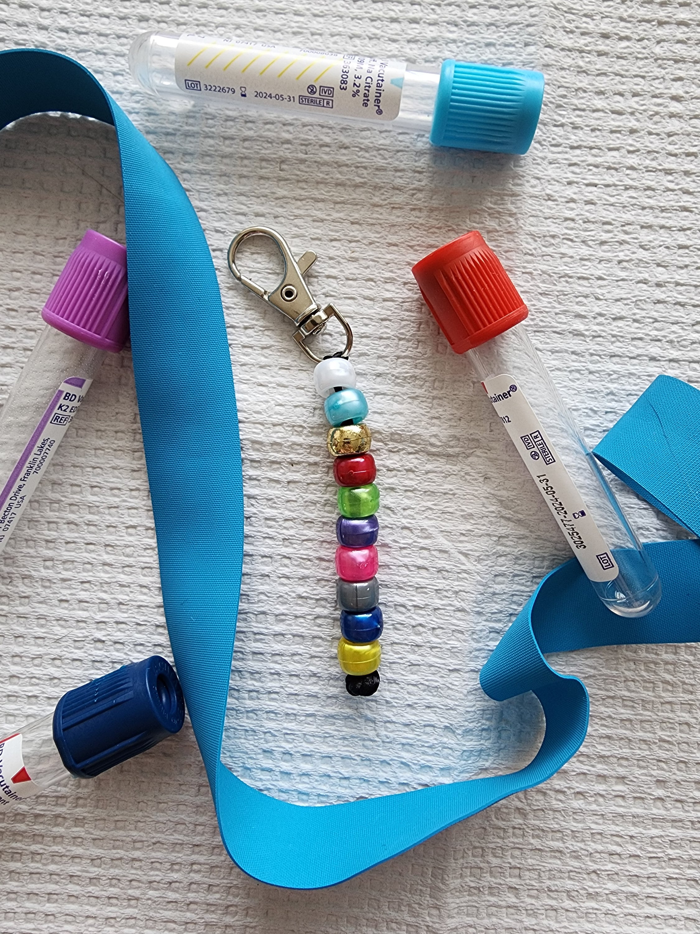 Order of Draw Badge Clip/keychain Venous - Etsy