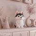 Cute Husky Puppy Papercraft DIY Low Poly PDF Digital File Paper Dog ...