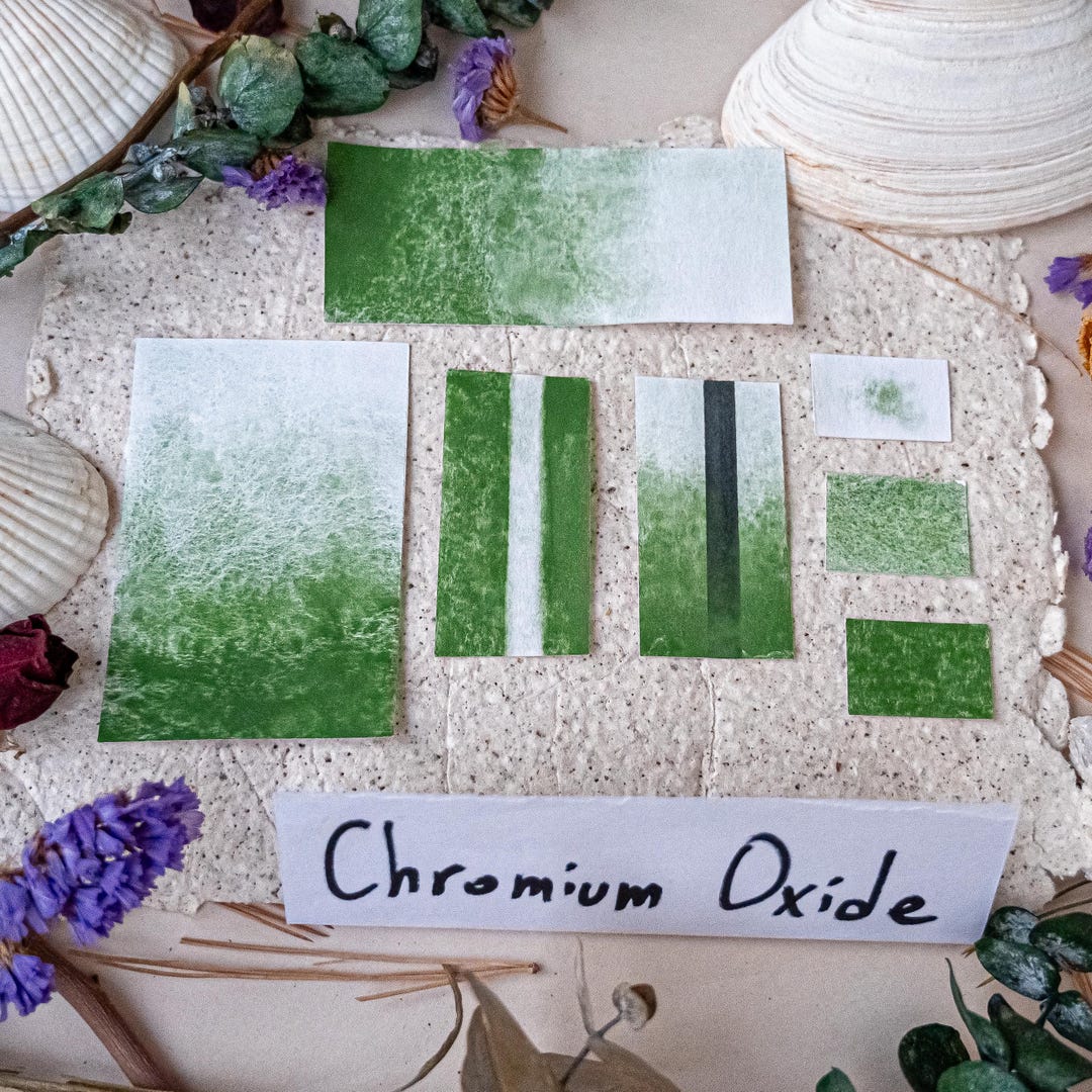 Chromium Oxide Watercolor - for Painting, Calligraphy, and Lettering - Etsy