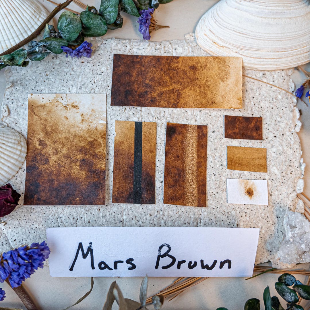 Mars Brown Watercolor - for Painting, Calligraphy, and Lettering - Etsy