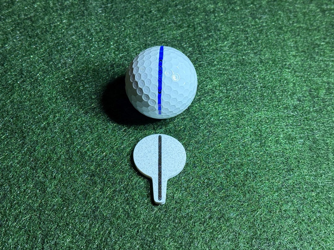 Golf Ball Alignment Marker (10 Pack), Golf Alignment Aid, Golf Putting ...