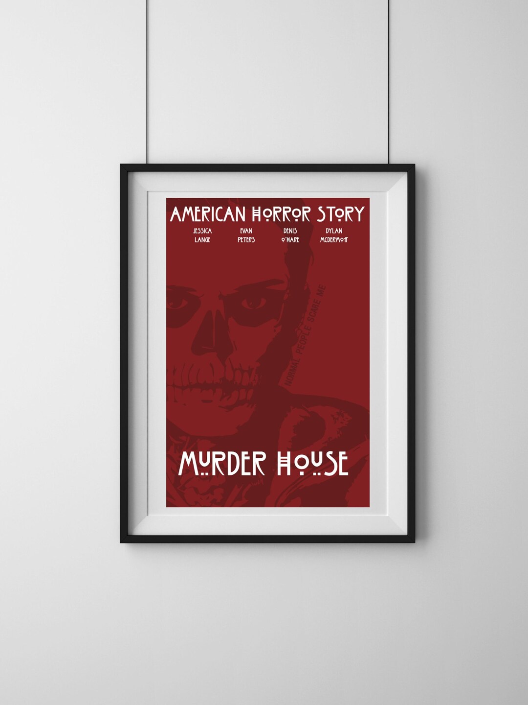 American Horror Story Murder House Poster Etsy