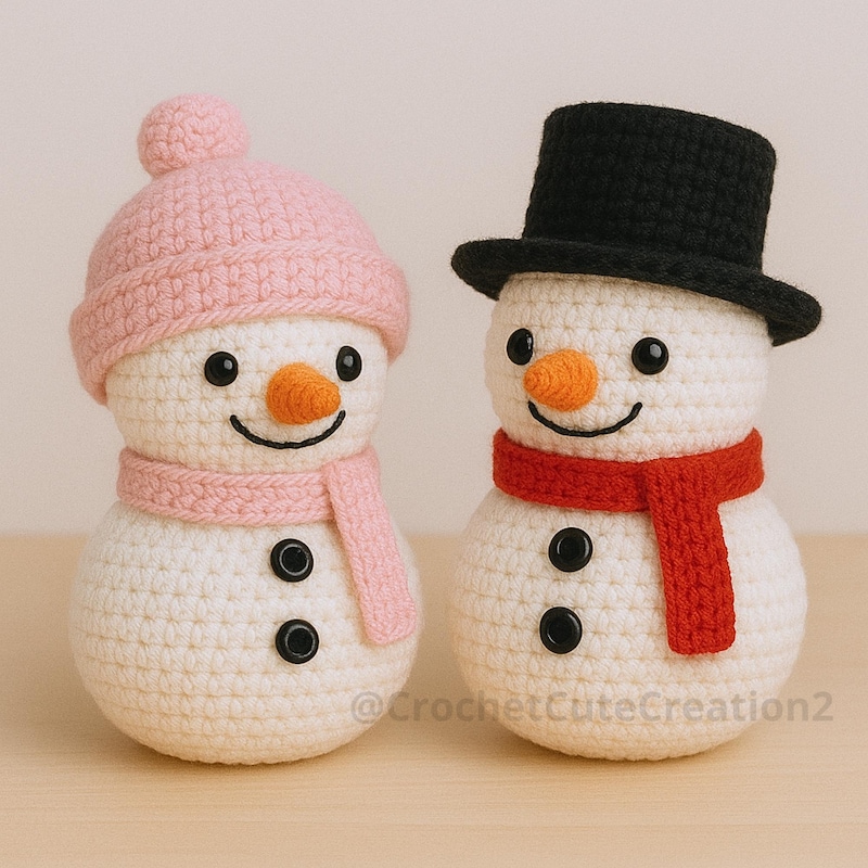 Small Snow Men Pattern - Etsy