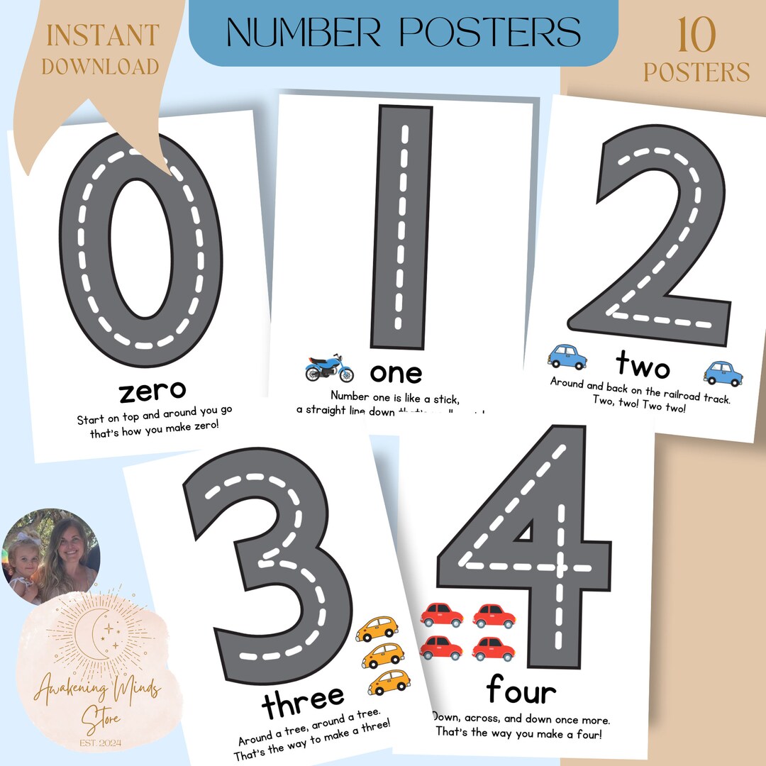 Number Formation Practise, Vehicle Theme, Kids Numbers, Numeracy ...