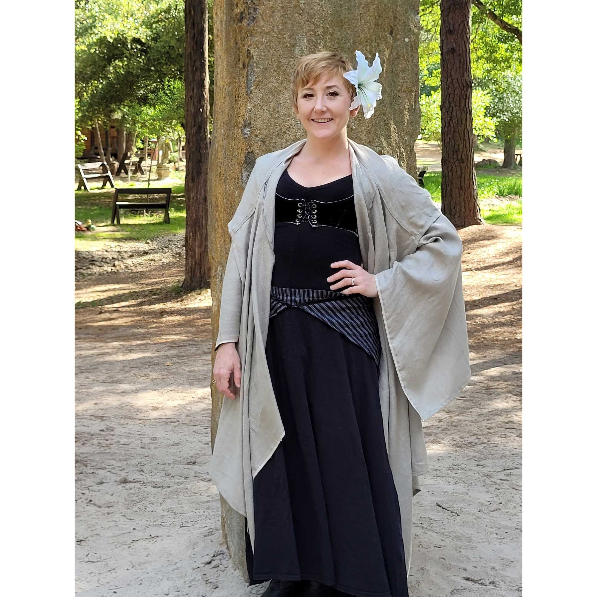 Lightweight Linen Hooded Shawl Great for SCA LARP Cosplay Faire - Etsy