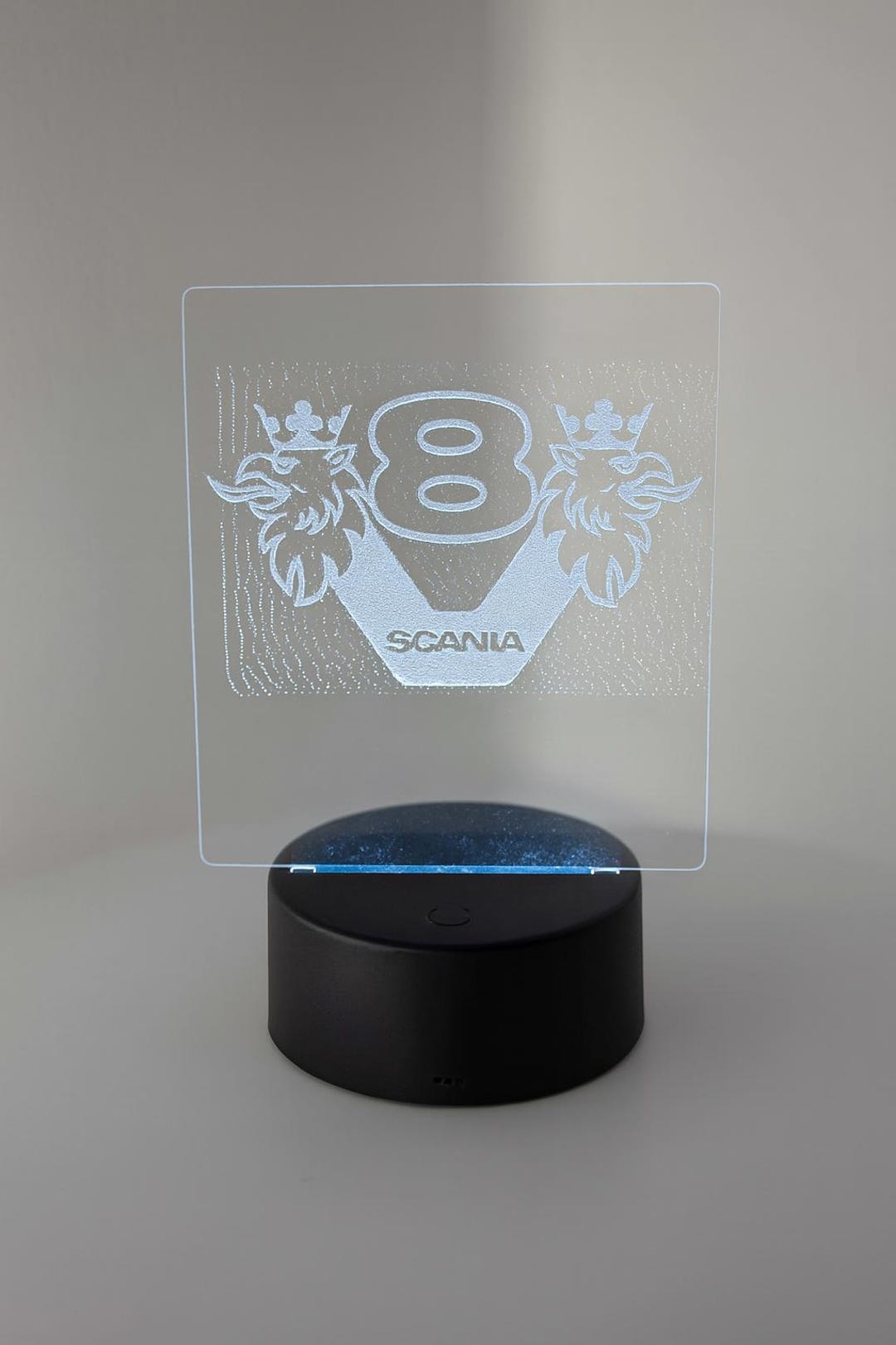 V8 LED Sign – Acrylic Engraving With LED Base | Trucker Decoration ...