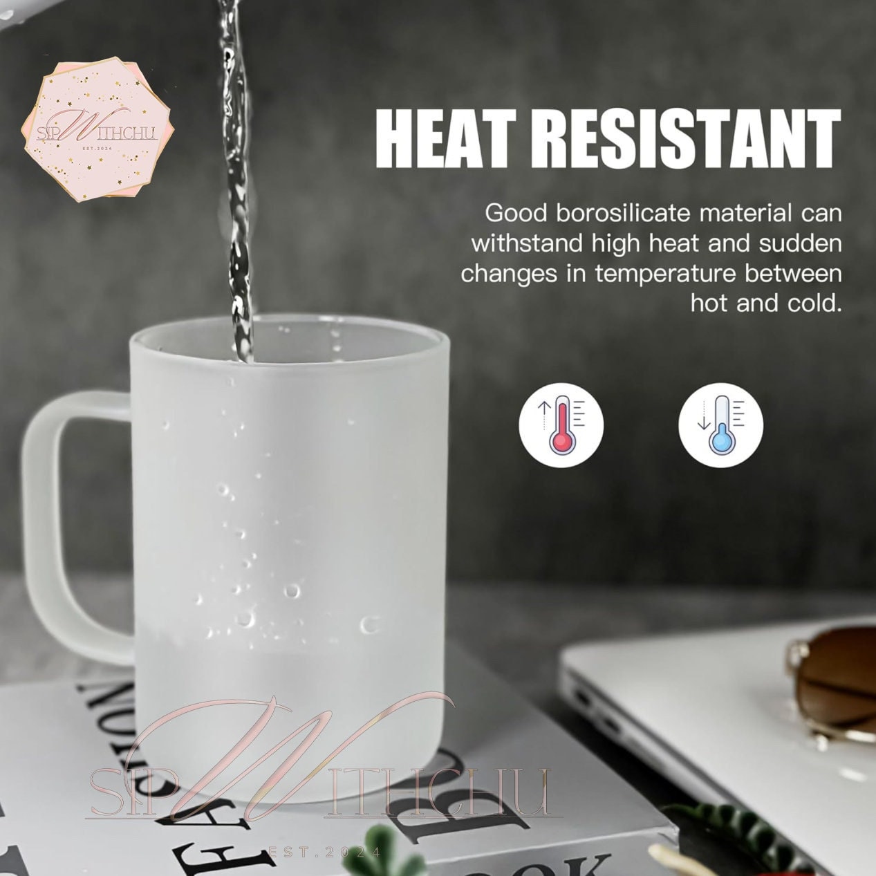 Summer Mugs| Frosted Mug | Summer Vibes | Beach Mugs | Mugs | With Lid ...