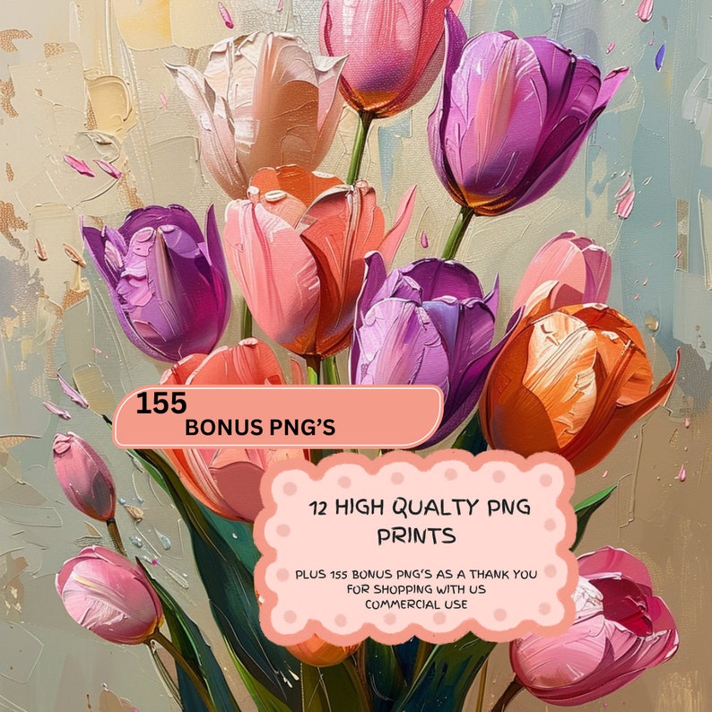 12 Flower Bouquet Instant Download Daisy Watercolor Tulip Print ...