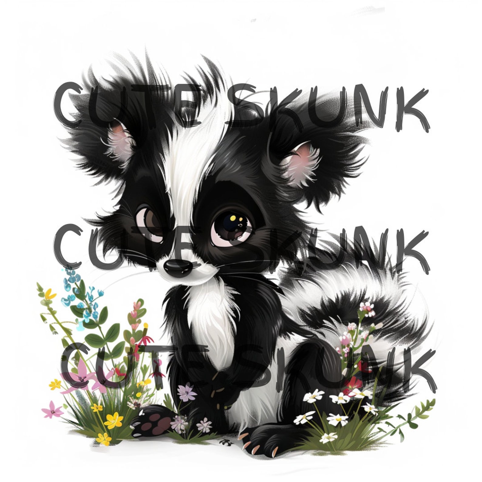 31 Skunk Print Cute Skunk Poster for Child Skunk Wall Art Decor Baby ...