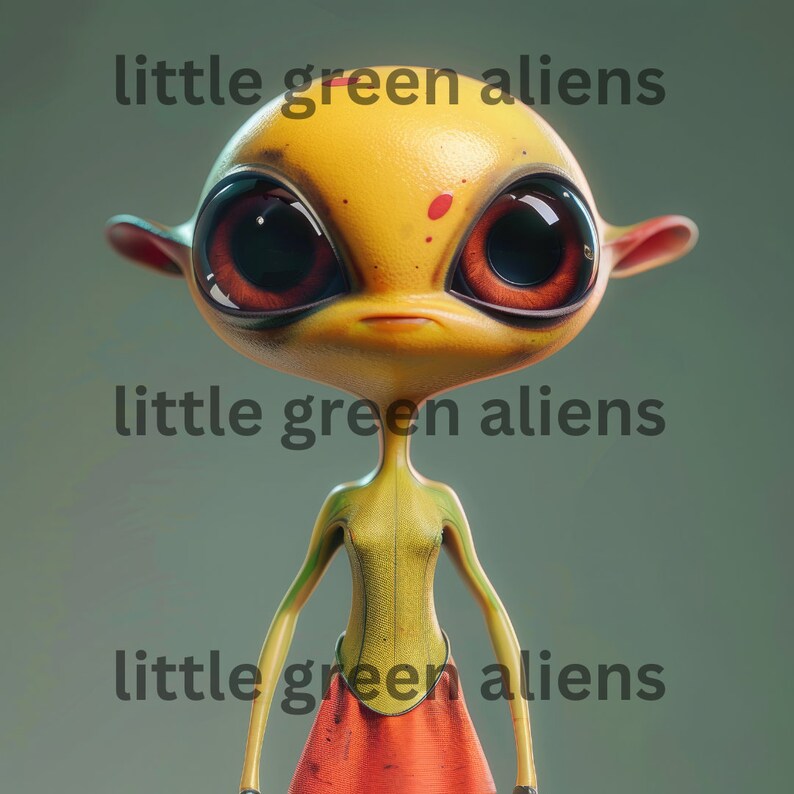 12 Alien Clipart Sublimation Alien Craft Idea PNG Alien Space Ship Wall ...