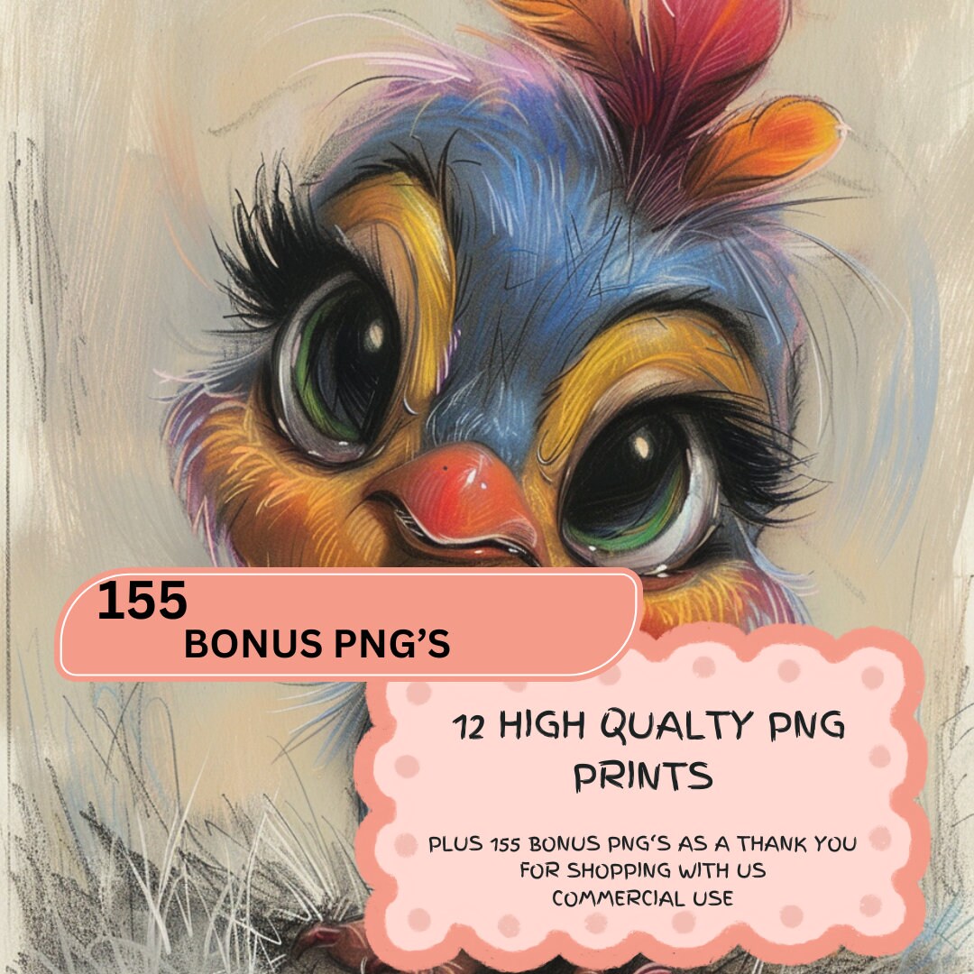 12 Cute Birdies Instant Digital Download Adorable Birds Commercial Use ...