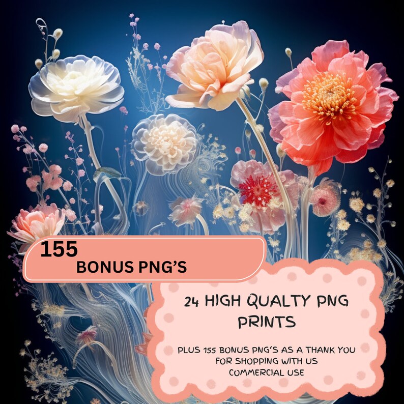 24 Instant Digital Download Daisy Commercial Use Beautiful Orchid Print ...
