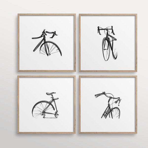 Abstract Bicycle Art - Etsy