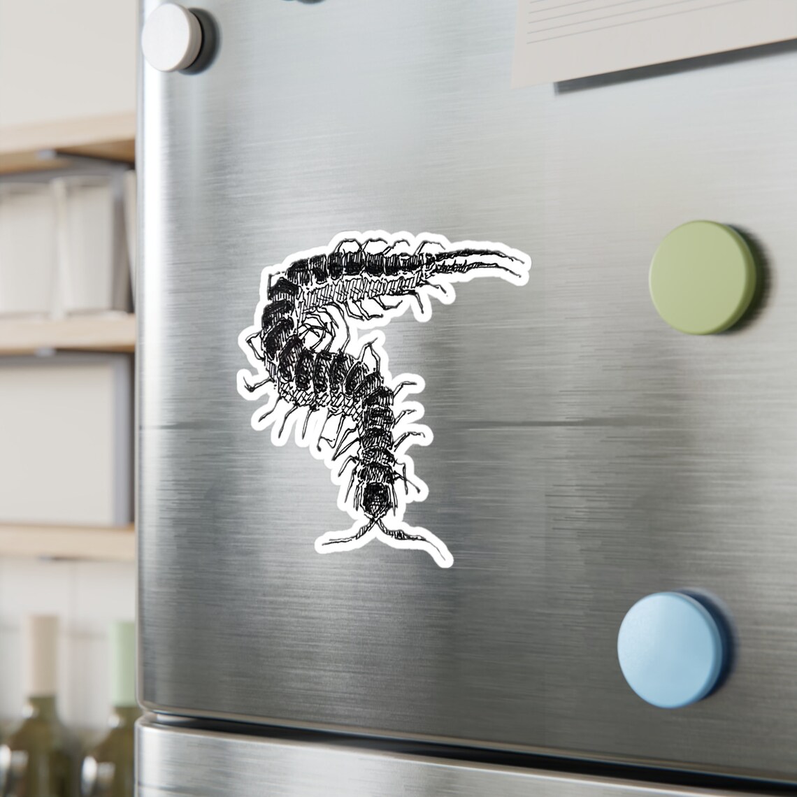 The Centipede Sticker Bug Art by Penswrld, Scientific Illustration ...