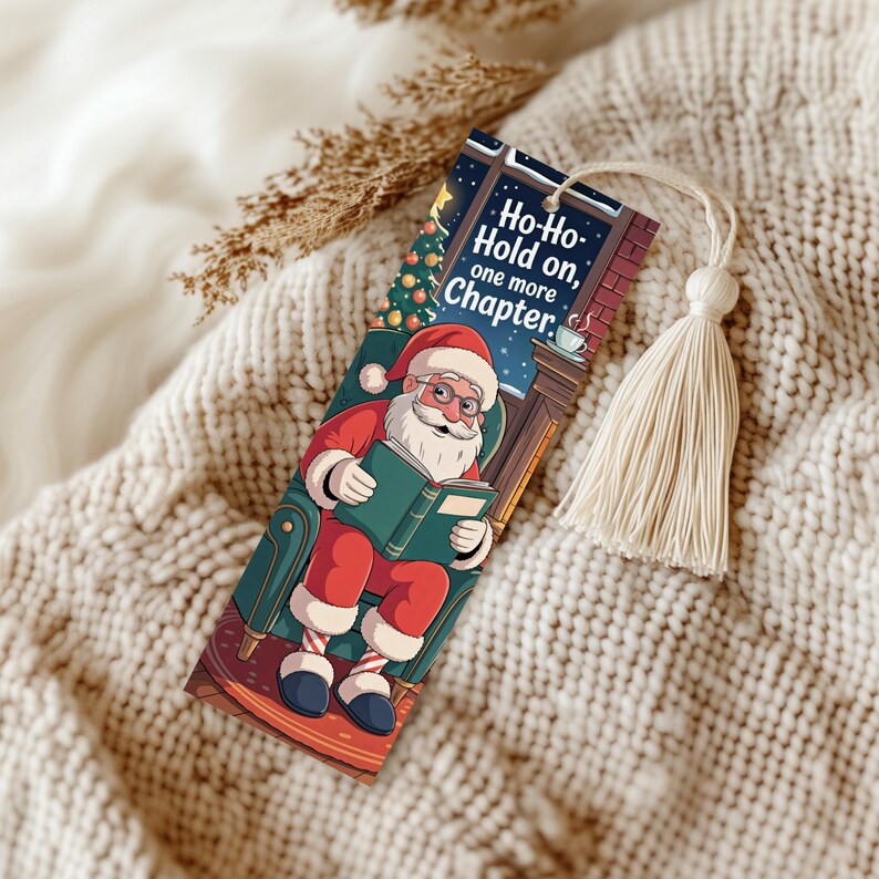 Christmas Bookmark Bundle, Holiday Reading Bookmark Sublimation PNG ...