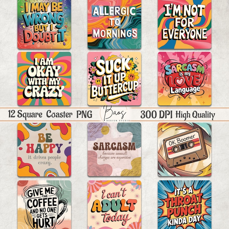 Coaster Whimsy - Etsy UK