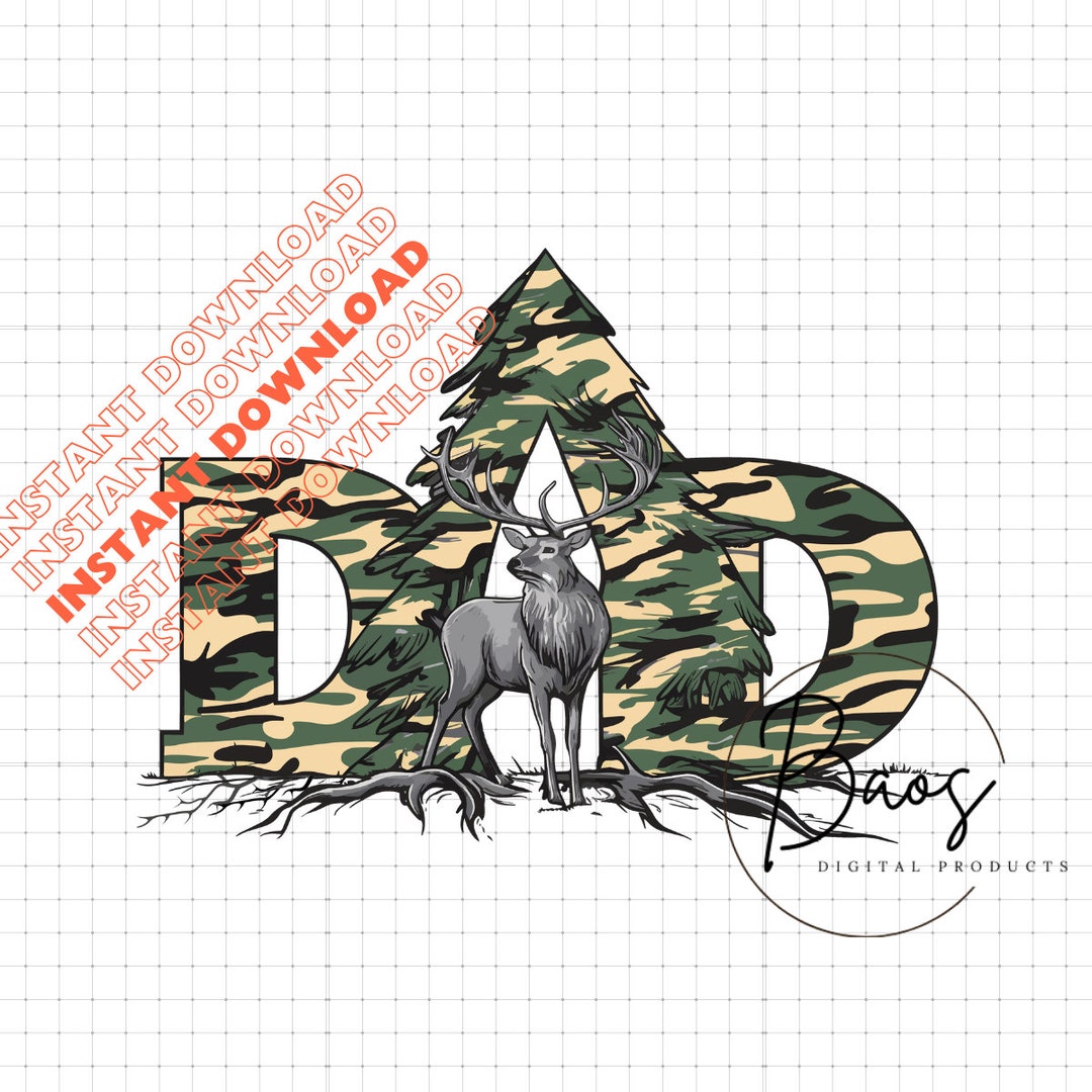 Hunter Dad PNG, Dad Hunting PNG, Father's Day PNG, Deer Hunting Png ...