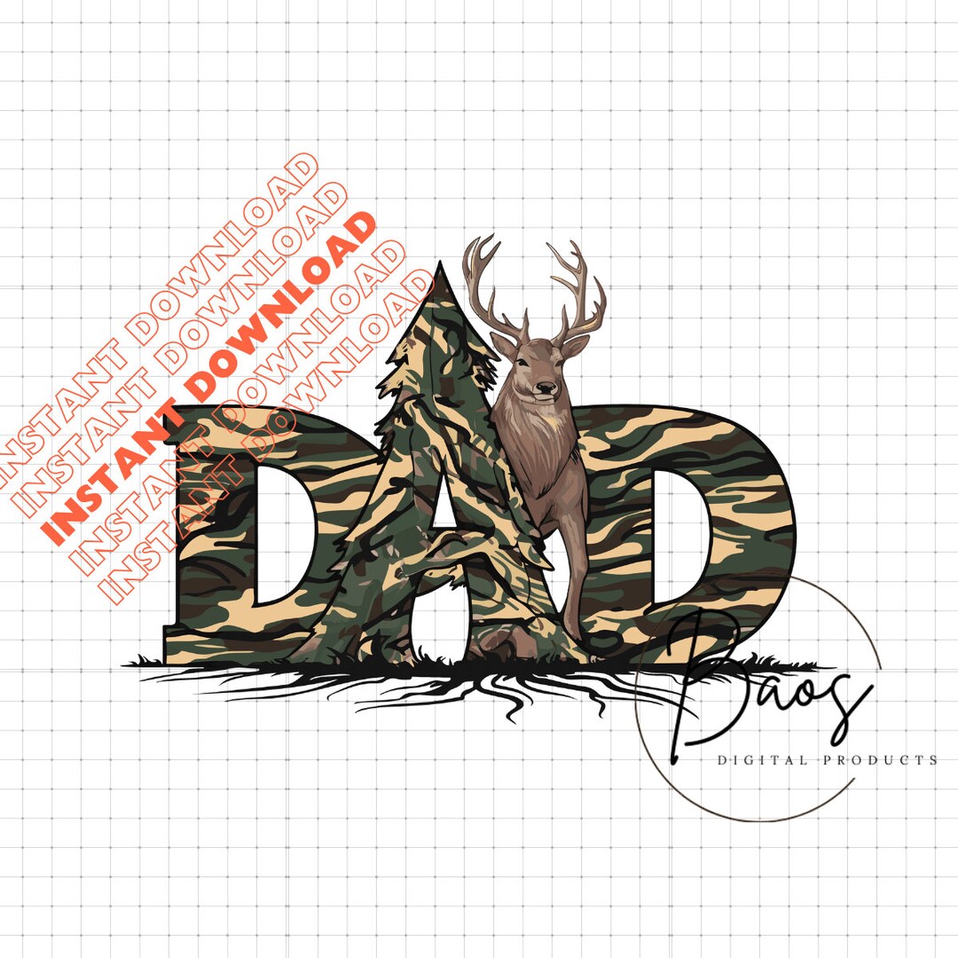 Hunter Dad PNG, Dad Hunting PNG, Father's Day PNG, Deer Hunting Png ...
