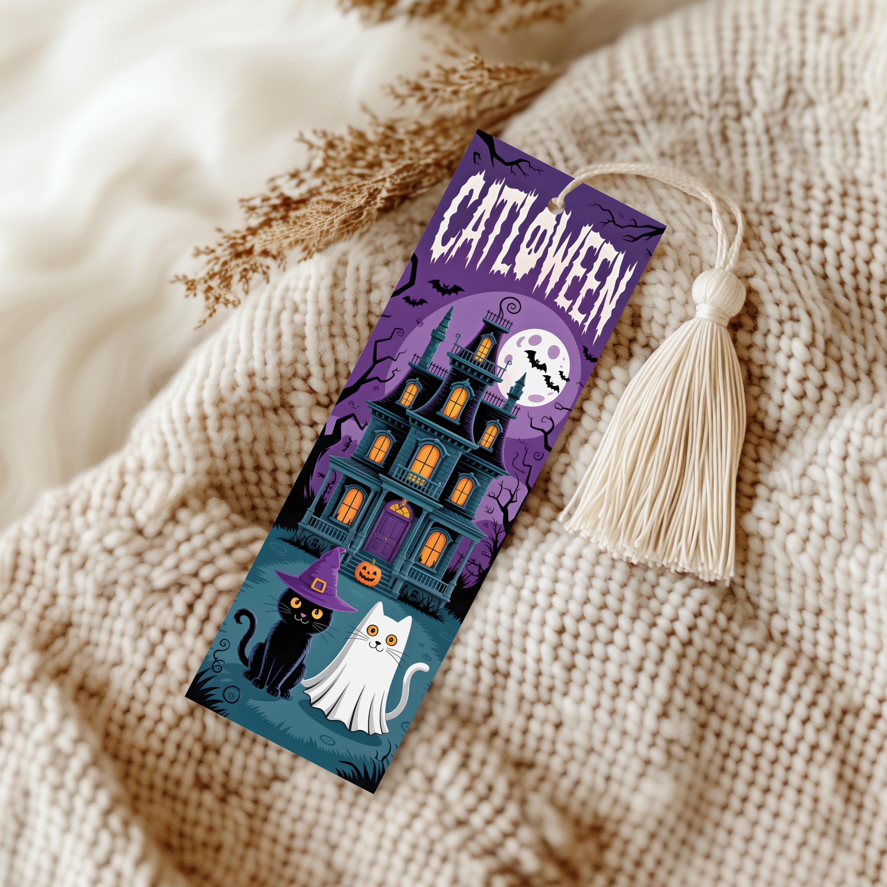 Halloween Bookmark Bundle, Ghost Reading Bookmark Sublimation PNG ...