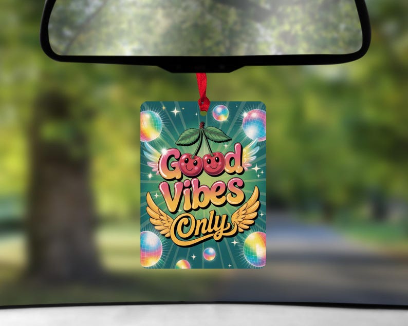Motivational Car Air Freshener PNG Bundle, Positive Qoutes Air ...