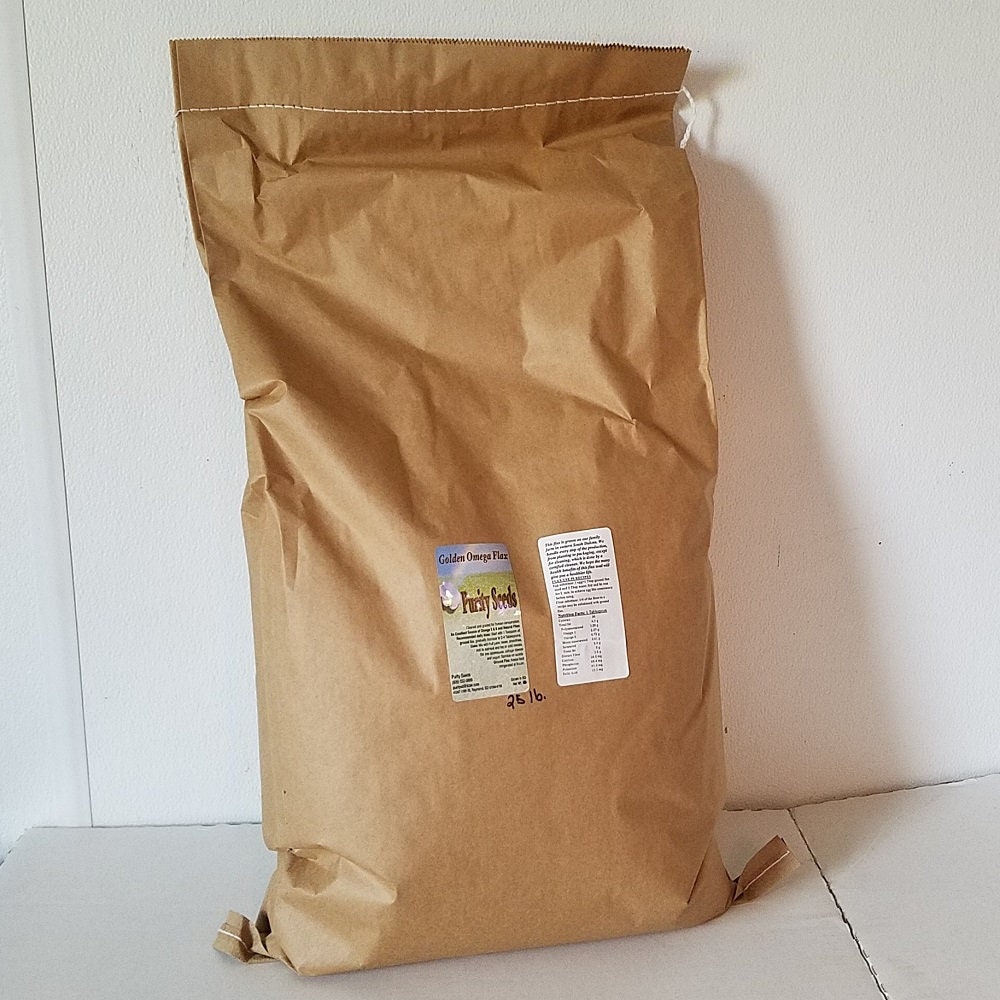25 Lbs. Craft, Purity Seeds Whole Golden Flax Seed - Etsy