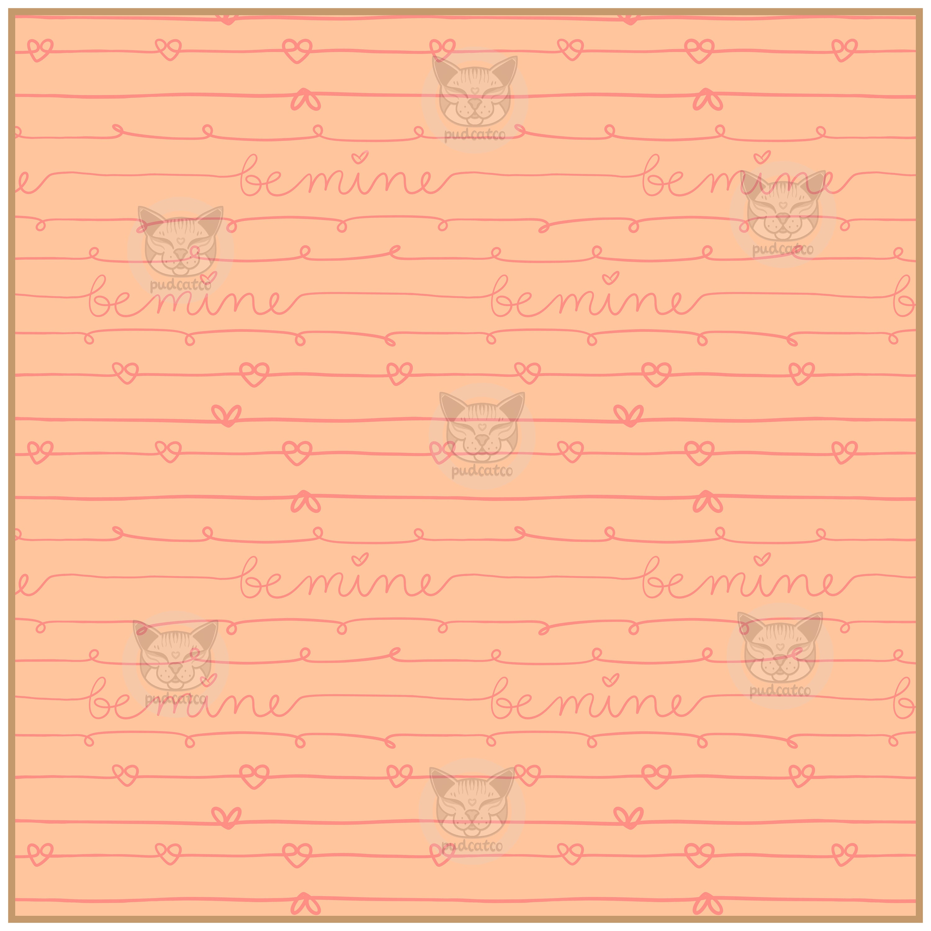 Valentines Day Pink and Peach Seamless Digital Paper, Valentines ...