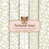 Pretty Textured Vine Designs, 40 Seamless Digital Papers, Printable ...