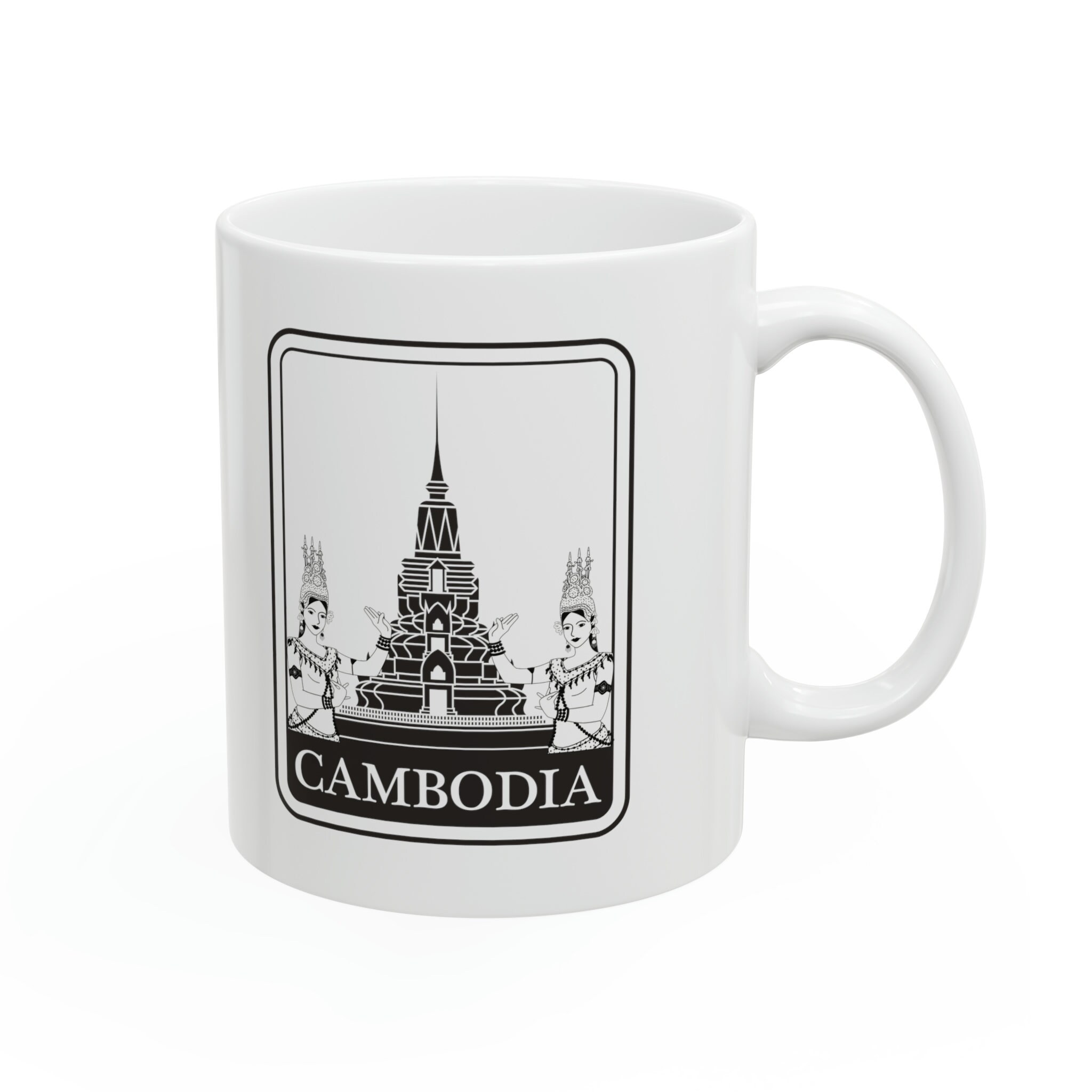 Cambodia Coffee Mug, 11oz, Khmer Mug, Gift Idea, Cambodian, Khmer ...