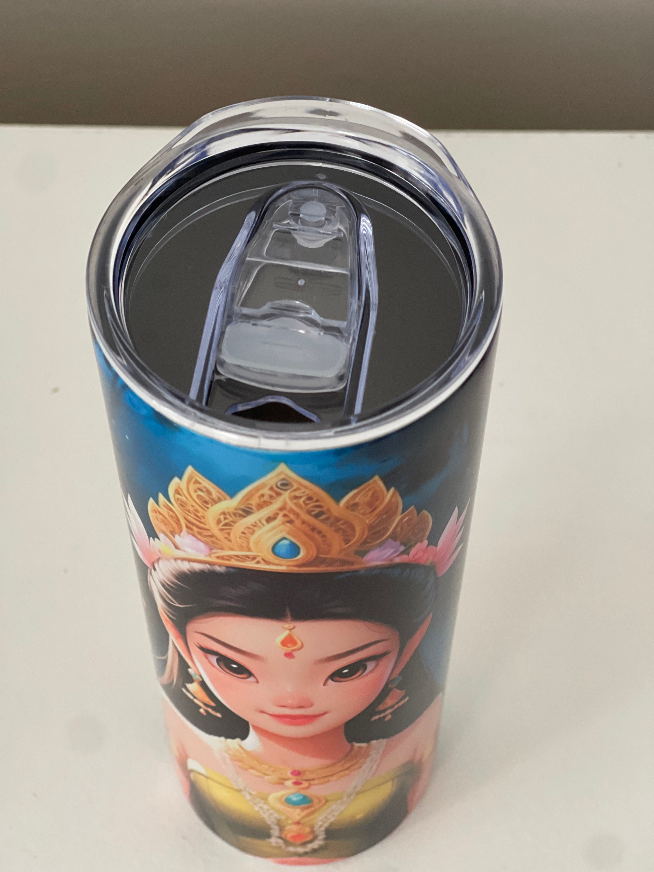 Khmer Apsara, 20 Oz, Stainless Steel Tumbler With Straw, Gift Idea ...
