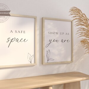 Therapy Office Wall Decor Printable Wall Art Inspirational Quote 2 ...