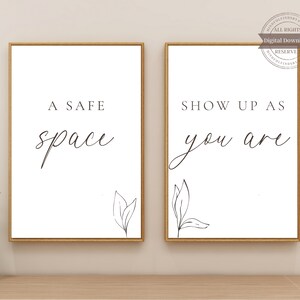 Therapy Office Wall Decor Printable Wall Art Inspirational Quote 2 ...