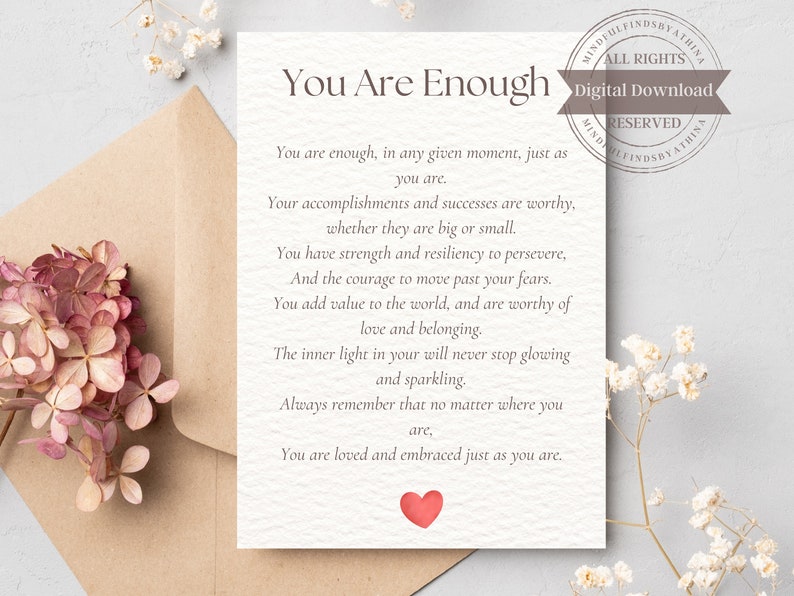 Valentines Day Printable Card Printable Love Poem for SO VDAY Card for ...