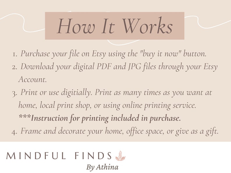 Self-compassion Wall Art Printable, Instant Download, Mental Health ...