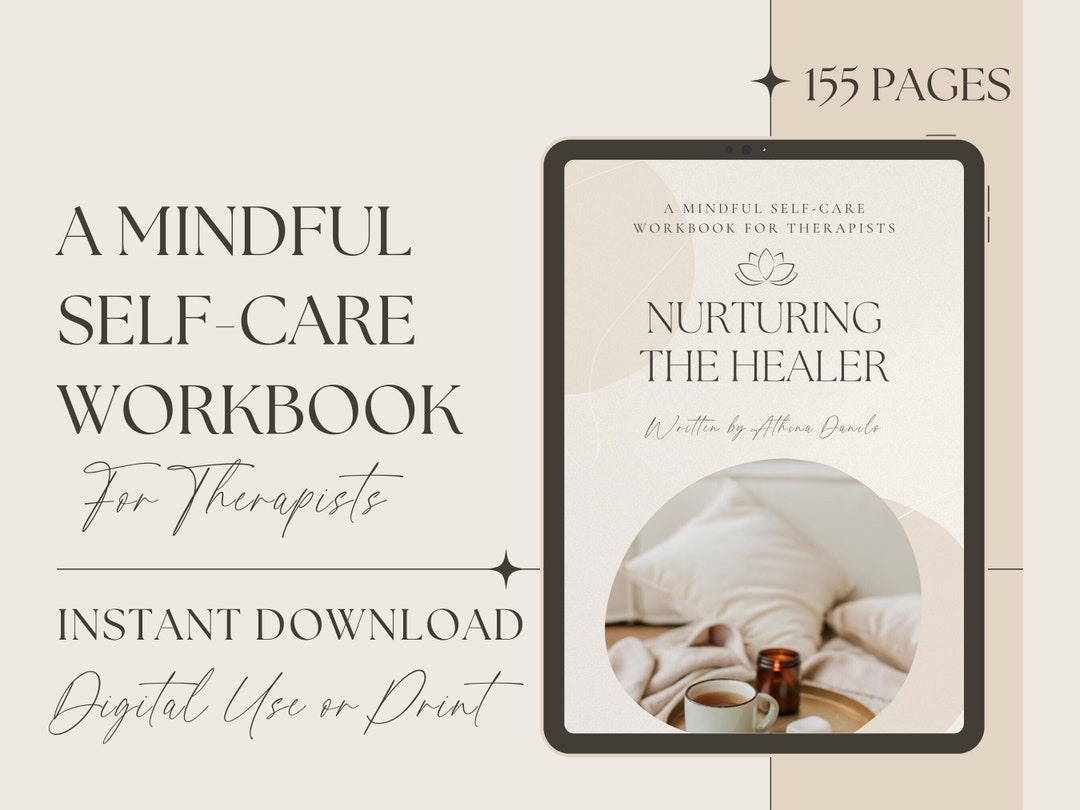 Self Care Ebook for Therapists Boho Aesthetic Printable Gift for ...