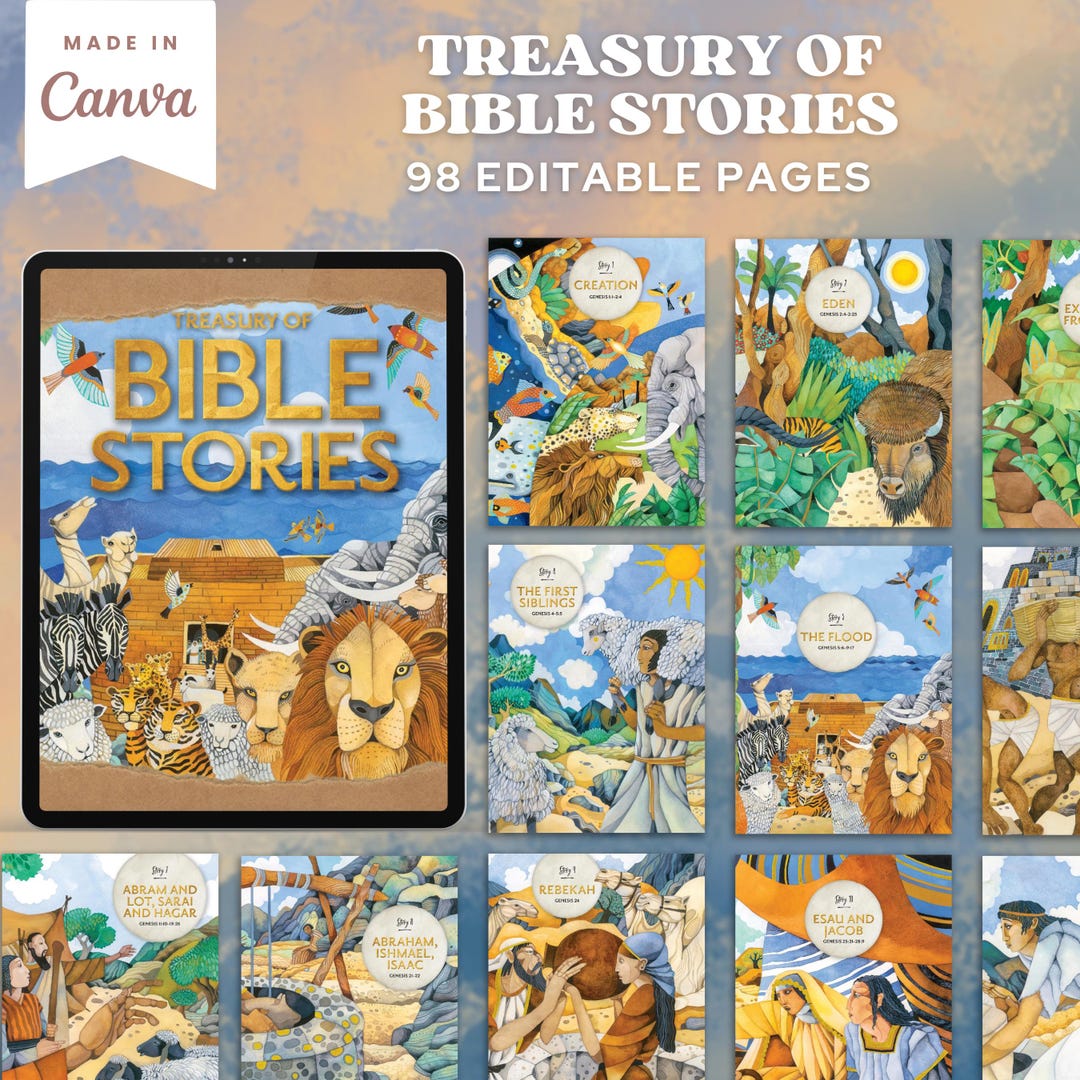 Treasury of Bible Stories | Bible Storybook for Kids | Classic Bible ...