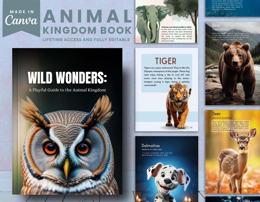 Animal Kingdom Printable Activity Book | Fun Animal Facts, Trivia ...