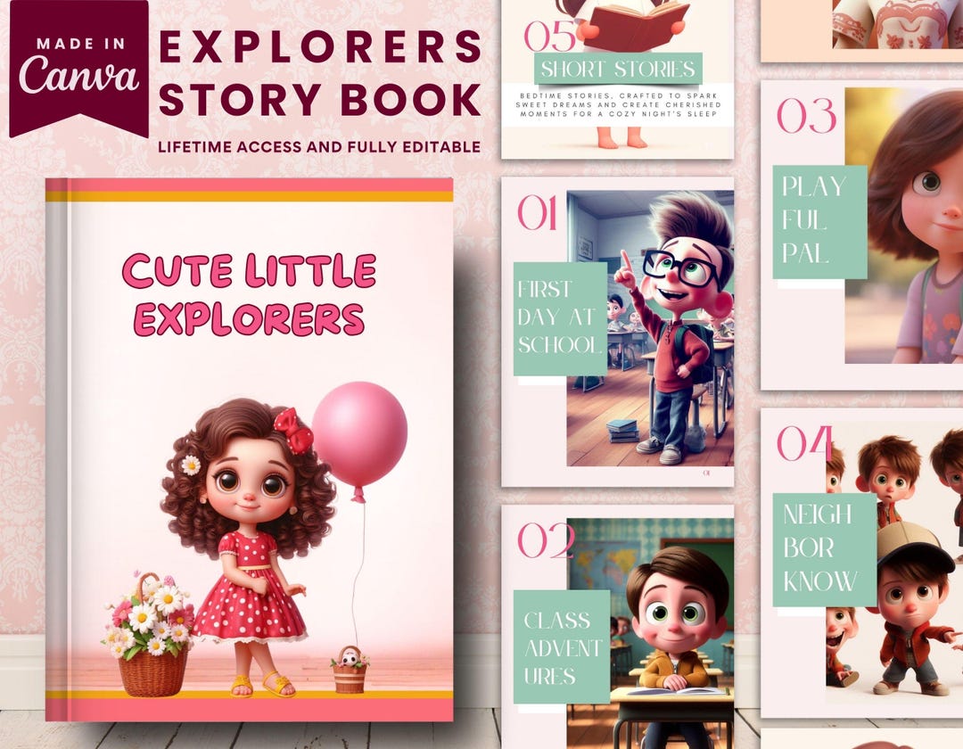 Cute Little Explorers Printable Activity Book | Fun Adventures, Games ...