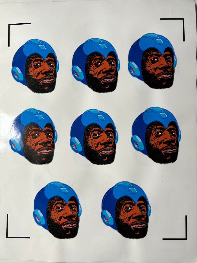Mega Man X Gucci Mane Sticker - Etsy