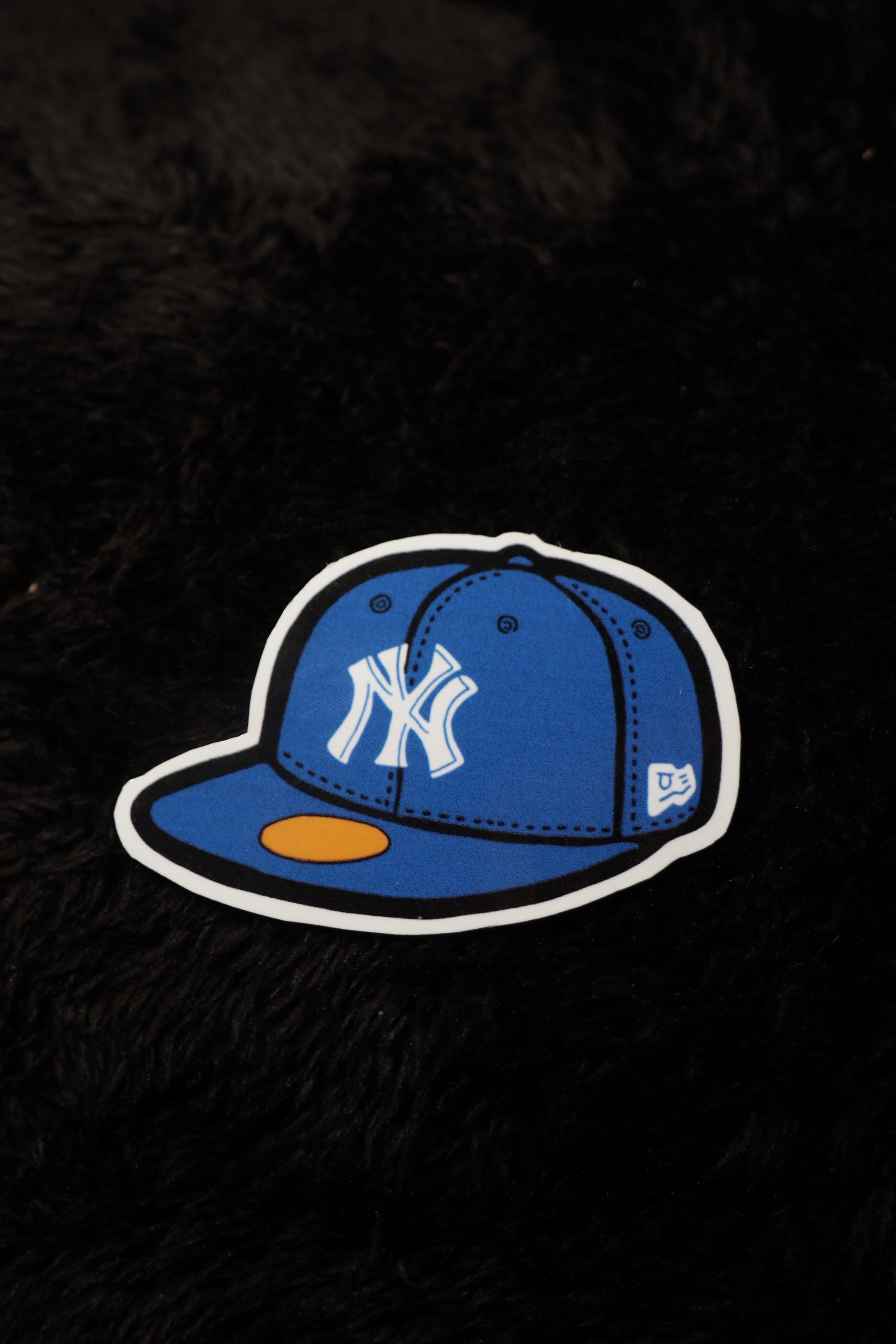 New York Yankees Hat Sticker - Etsy