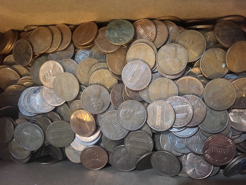 10+ Pound 95% Copper Pennies - Etsy